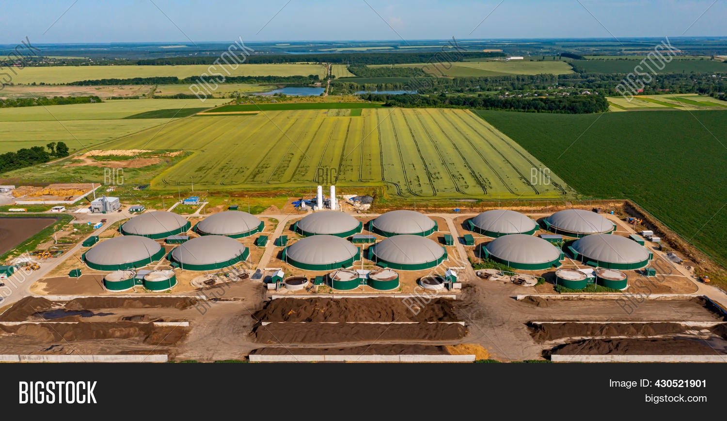 Green Biogas Plant Image & Photo (Free Trial) | Bigstock
