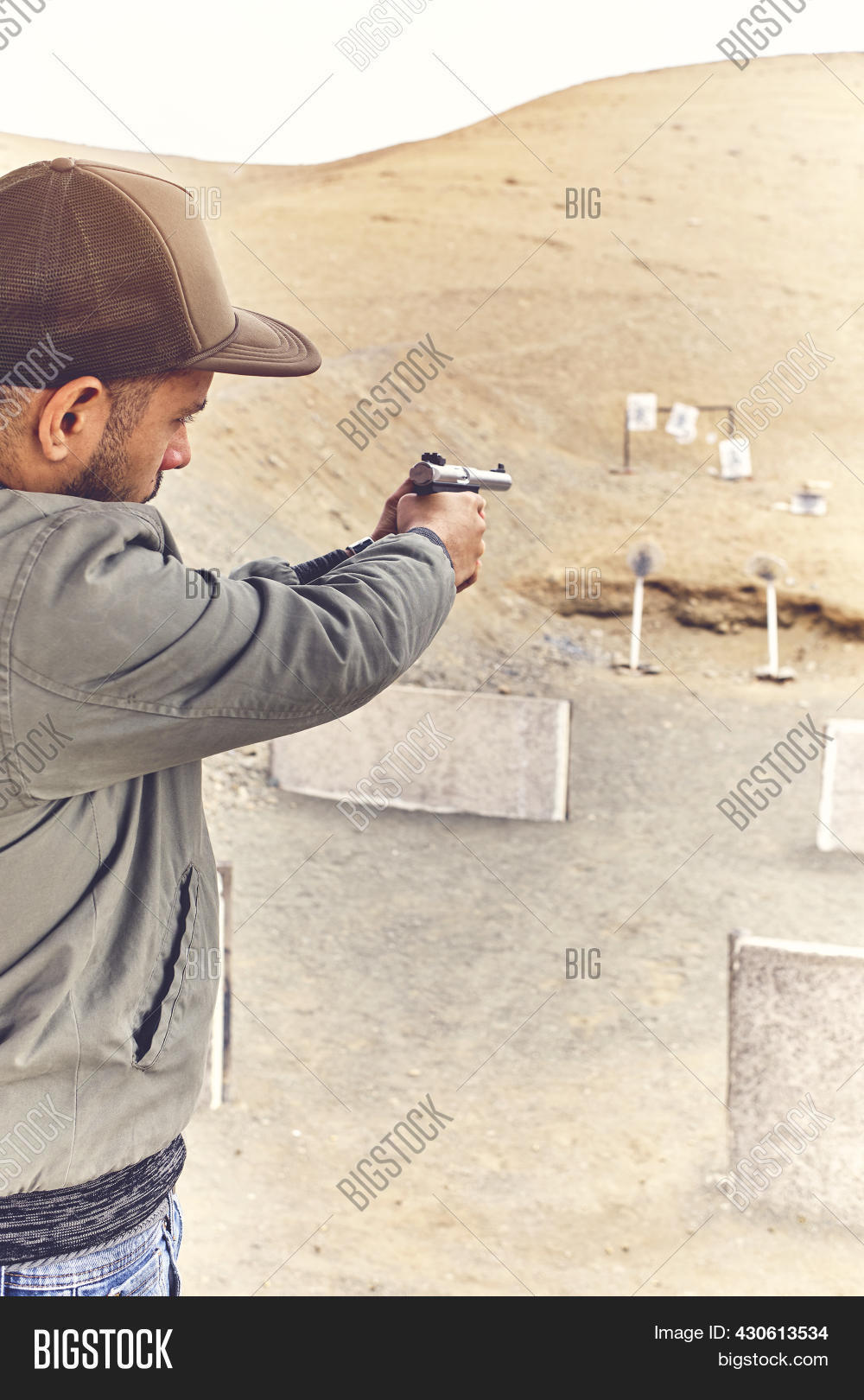 Man Hand Gun Aiming Image & Photo (Free Trial) | Bigstock