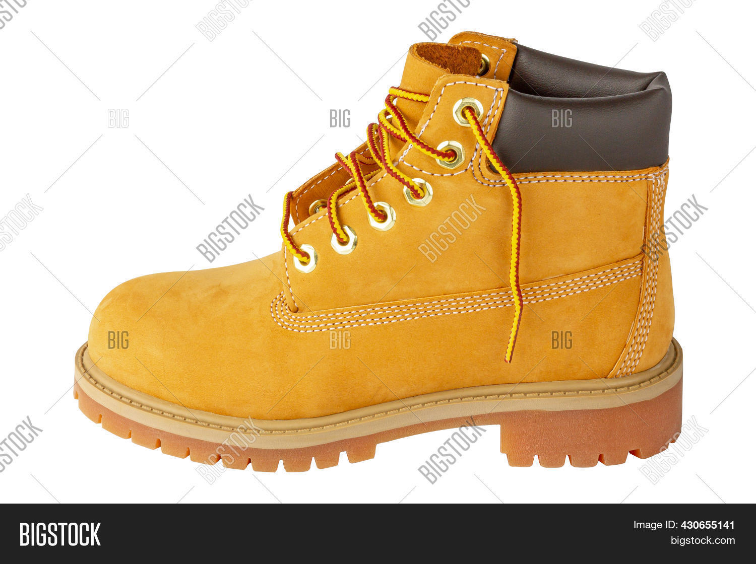 Yellow Leather Boot On Image & Photo (Free Trial) | Bigstock