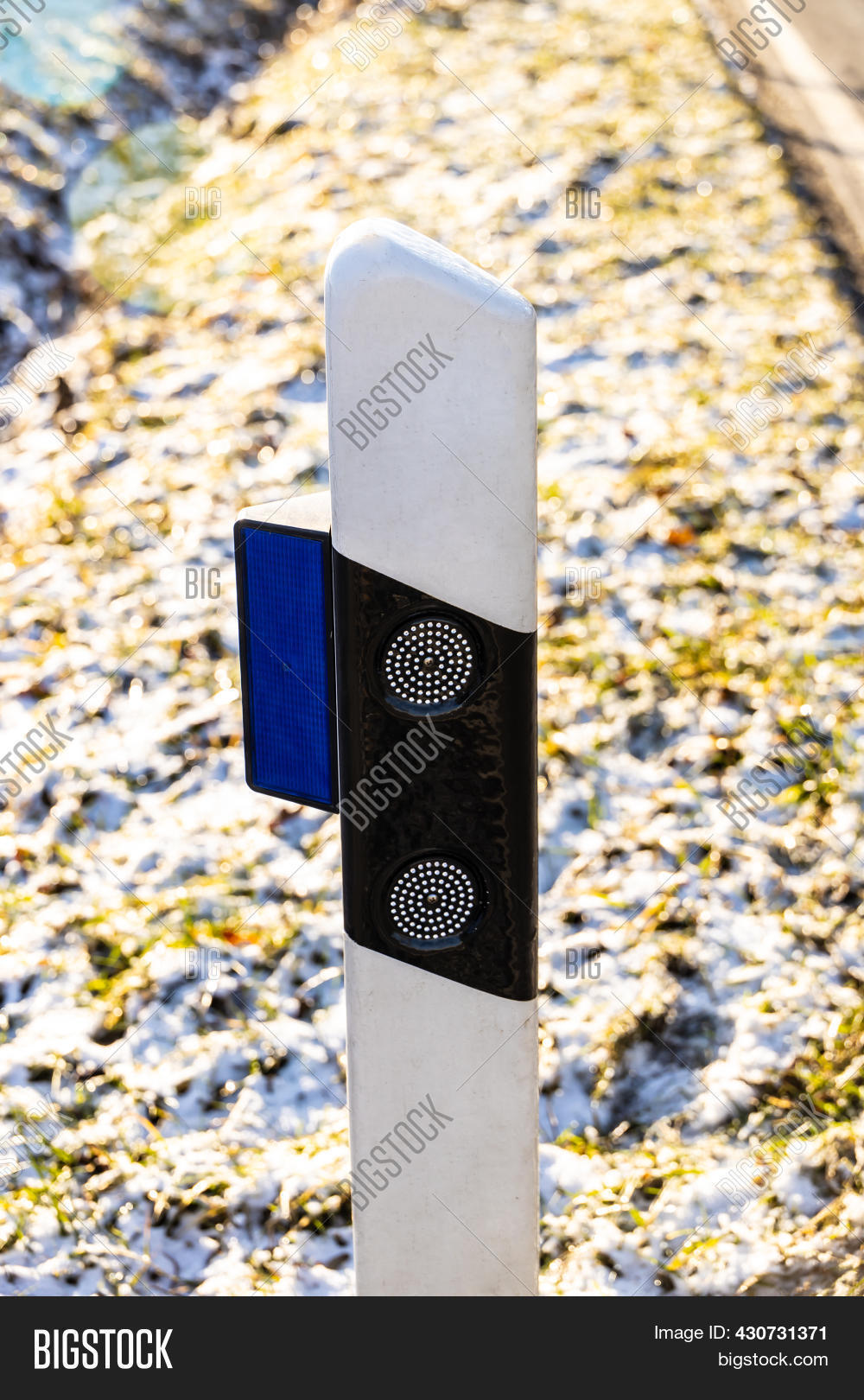 Road Marker Detail Image & Photo (Free Trial) | Bigstock