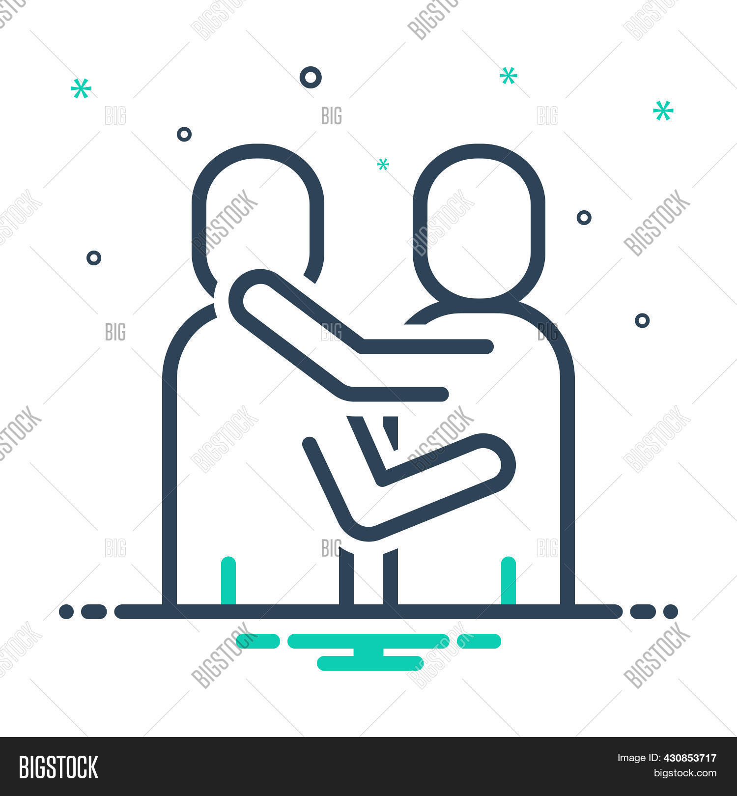 Mix Icon Embrace Hug Image & Photo (Free Trial) | Bigstock