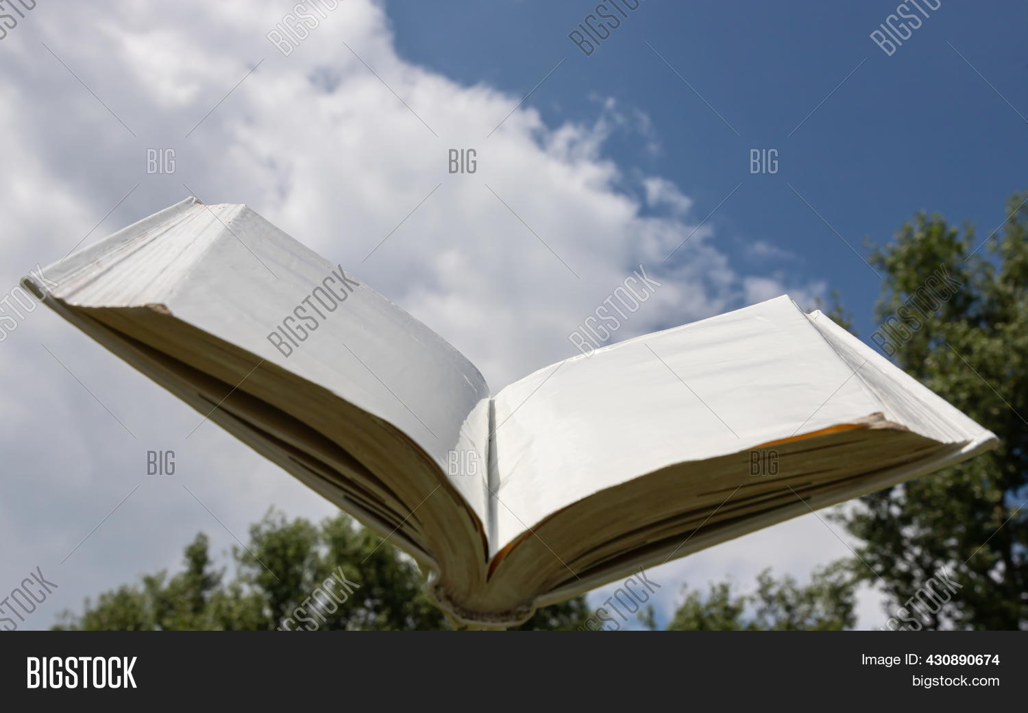 Blank White Open Book Image & Photo (Free Trial) | Bigstock