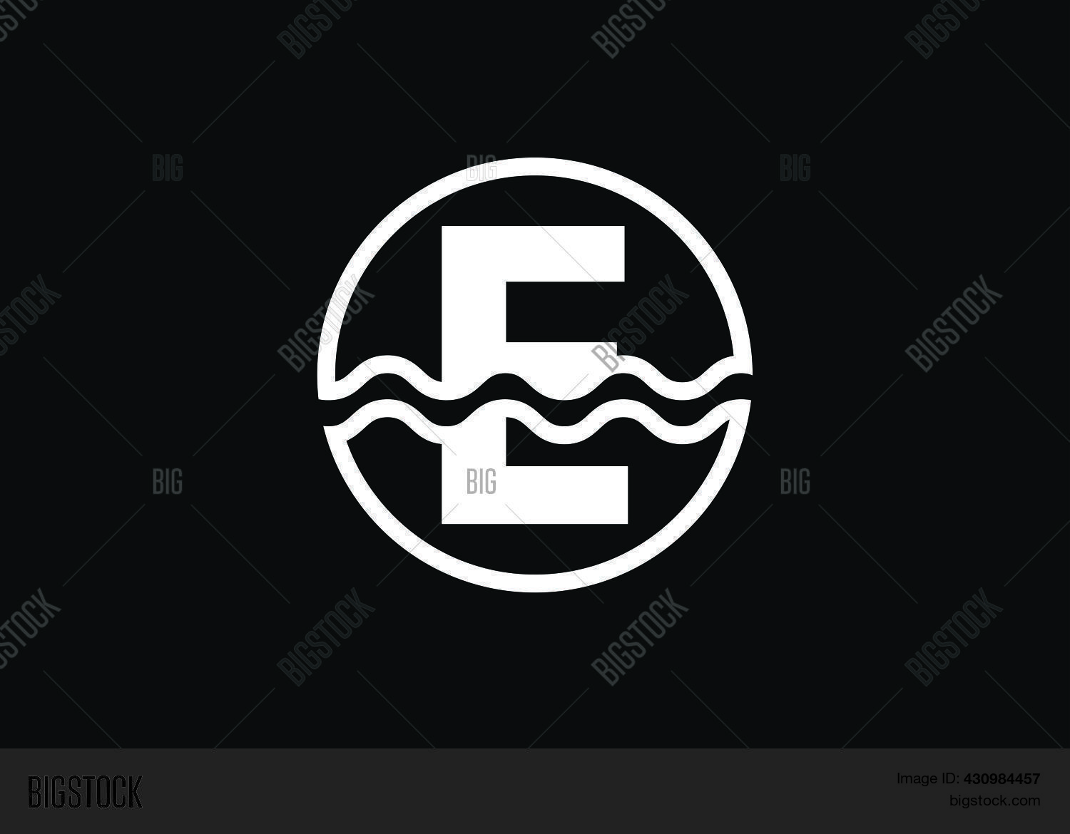 Initial E Monogram Vector & Photo (Free Trial) | Bigstock