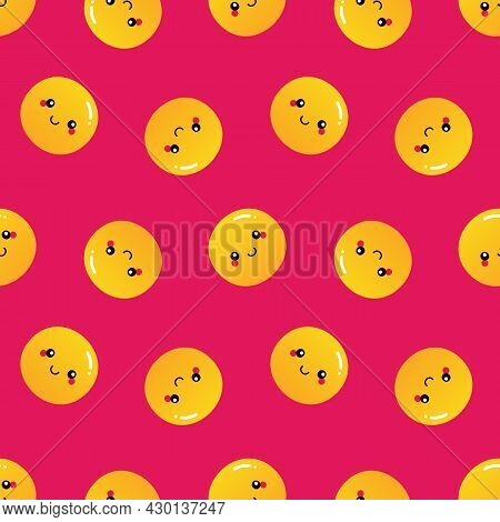 Cute Yellow Smiling Vector & Photo (Free Trial) | Bigstock