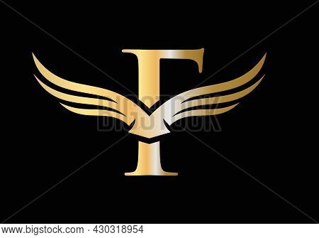F Letter Wing Logo Vector & Photo (Free Trial) | Bigstock