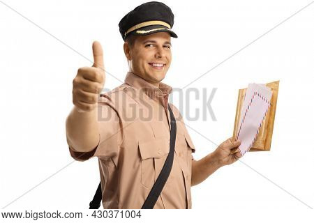 Smiling Mailman Image & Photo (Free Trial) | Bigstock