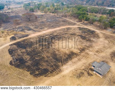 Aerial View Burnt Land Image & Photo (Free Trial) | Bigstock
