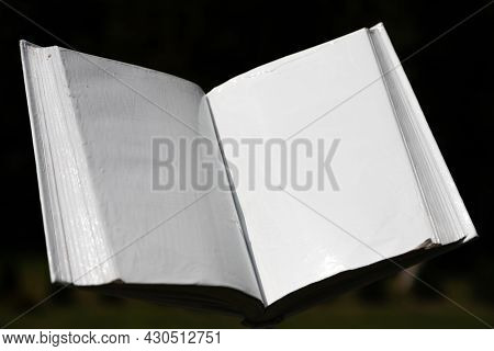 Blank White Open Book Image & Photo (Free Trial) | Bigstock