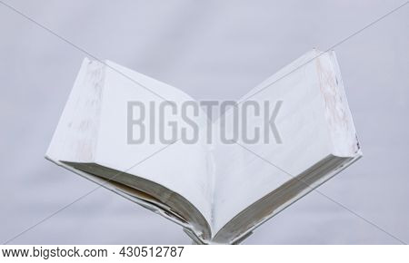 Blank White Open Book Image & Photo (Free Trial) | Bigstock