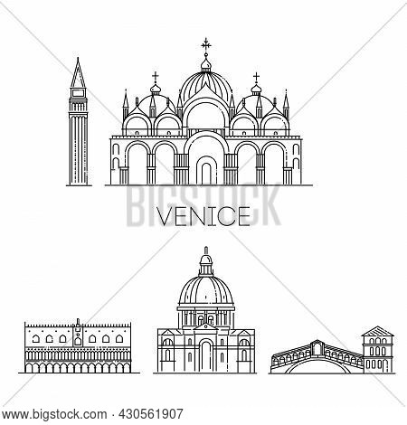 Venice, Line Art Vector & Photo (Free Trial) | Bigstock