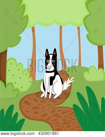 Cute Cartoon Dog Park Vector & Photo (Free Trial) | Bigstock