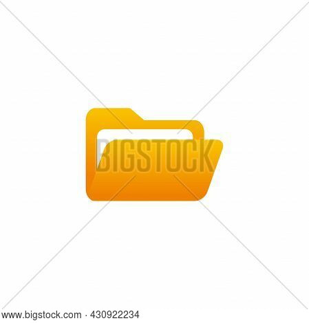 Clean Yellow Folder Vector & Photo (Free Trial) | Bigstock
