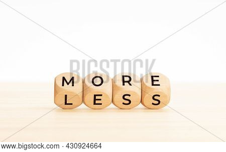 More Less Word On Image & Photo (Free Trial) | Bigstock