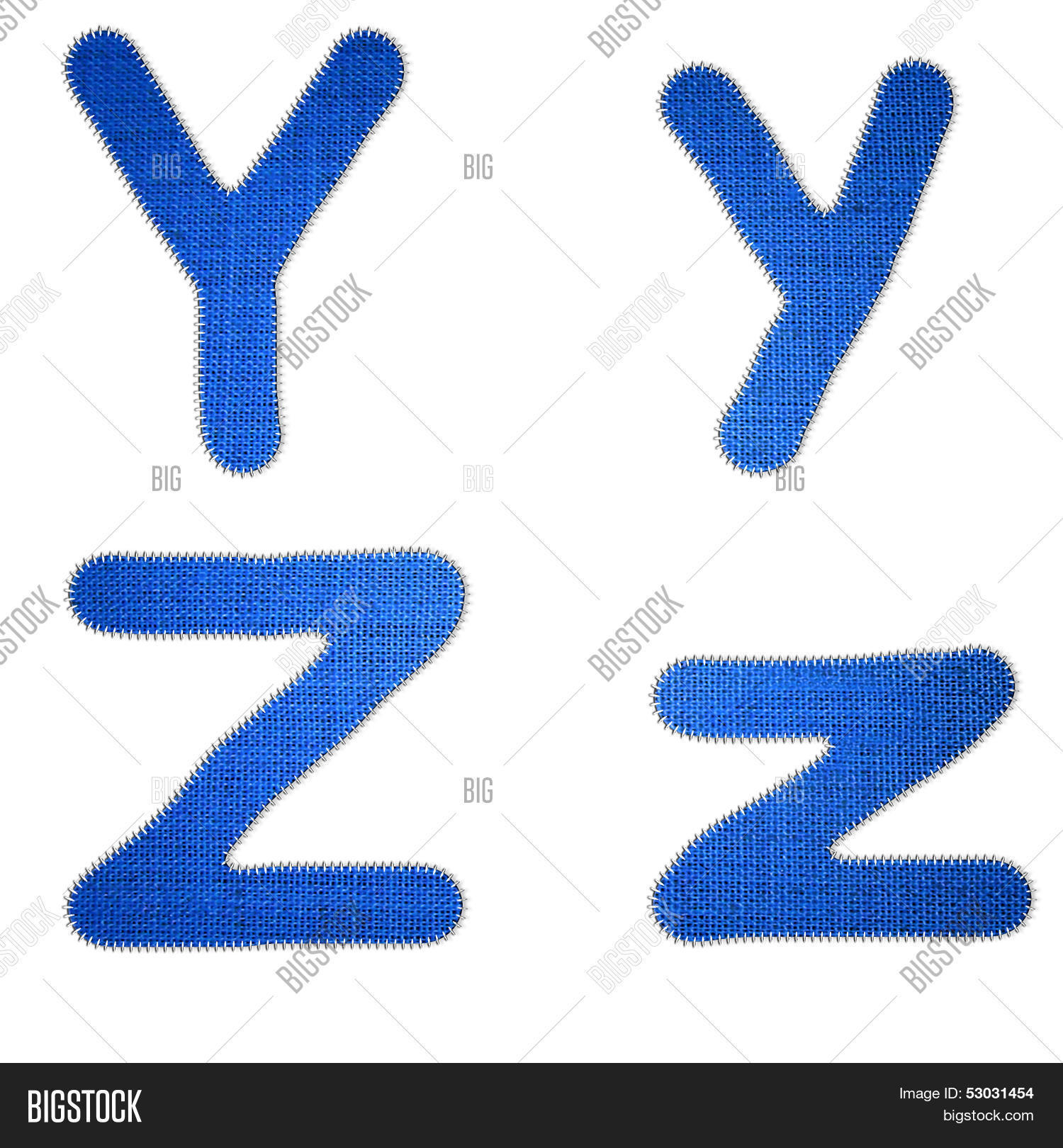 Sewing Blue Fabric Image & Photo (Free Trial) | Bigstock