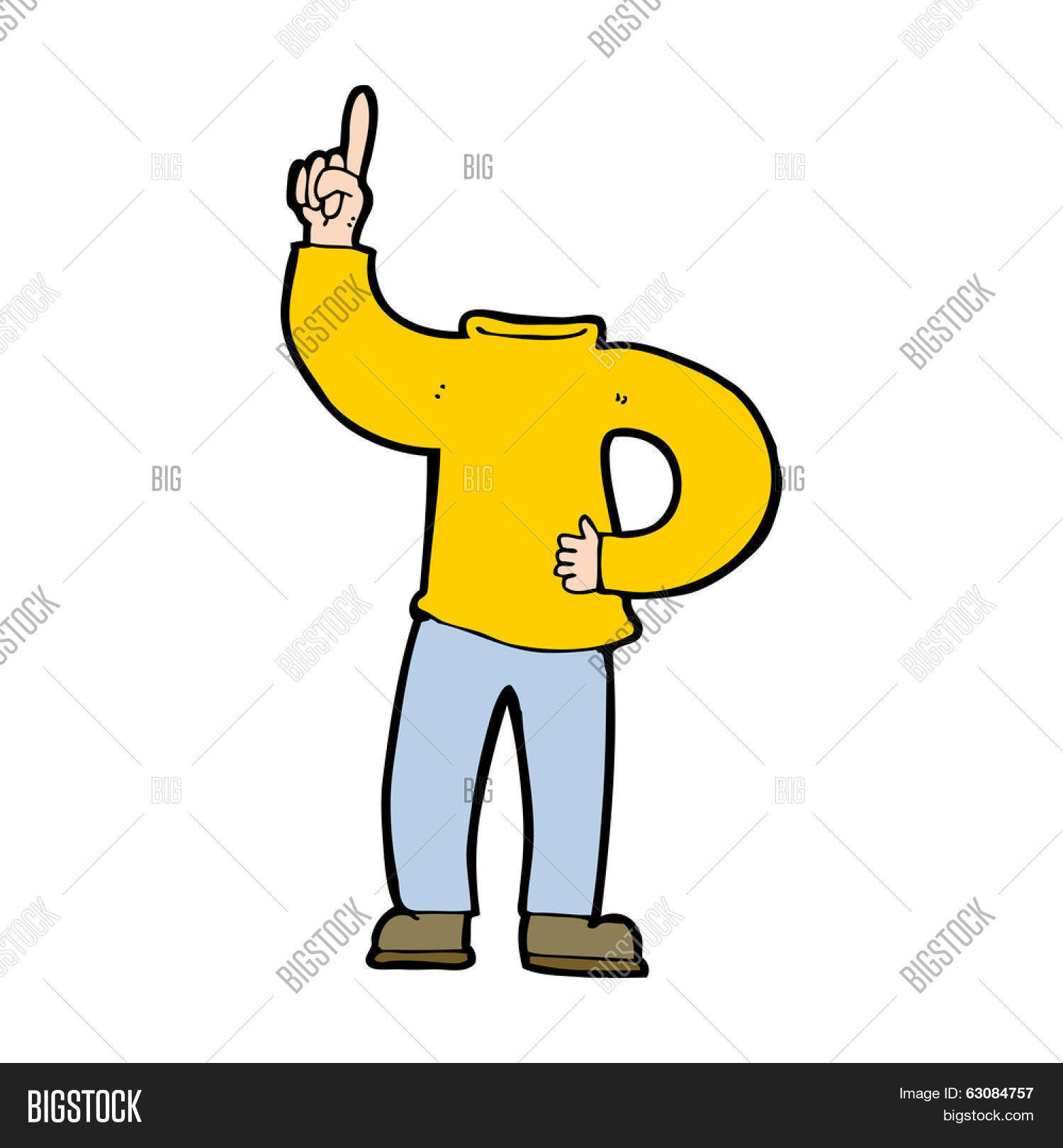 Cartoon Headless Body Vector & Photo (Free Trial) | Bigstock