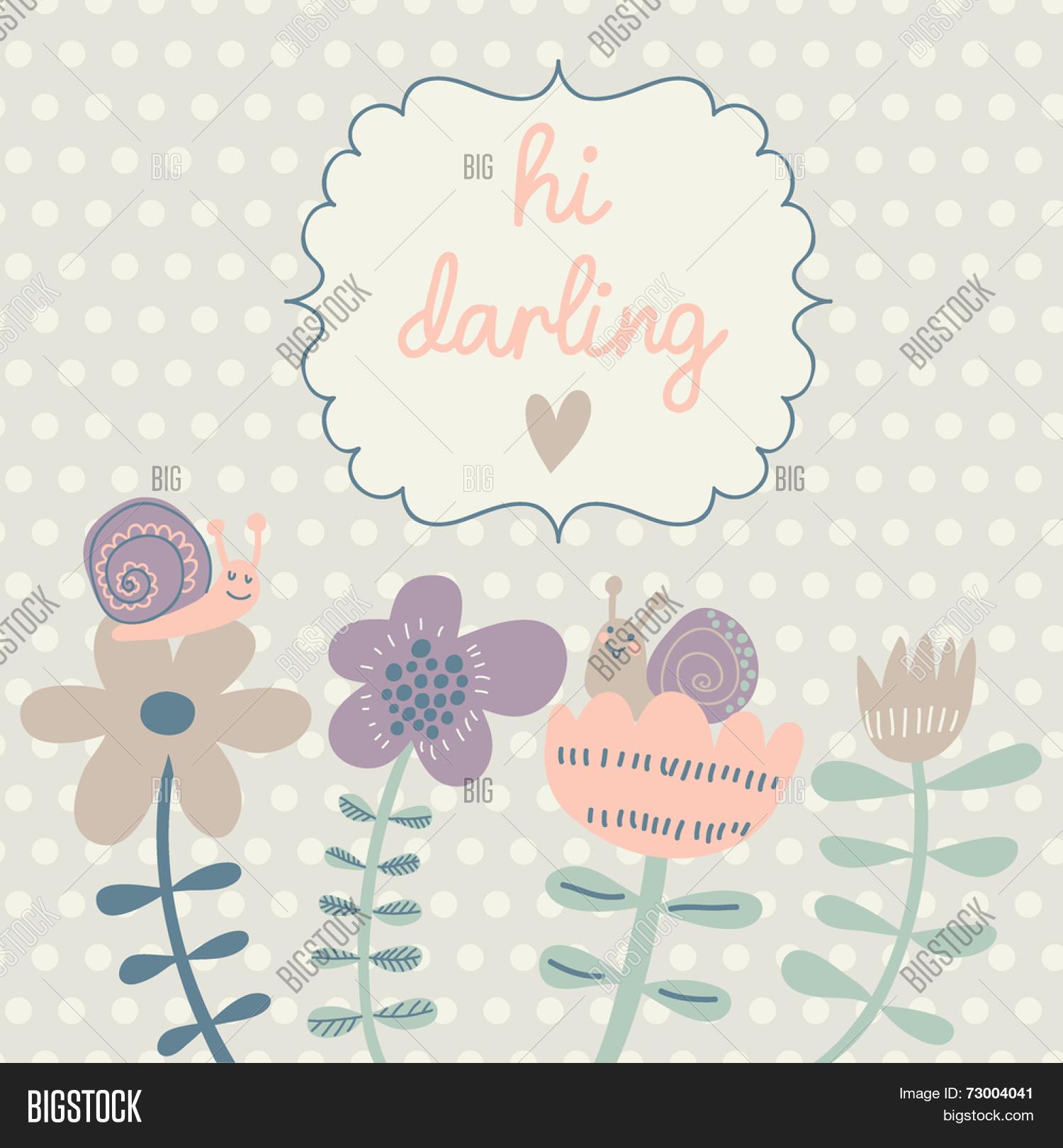 Floral Gentle Card Vector & Photo (Free Trial) | Bigstock