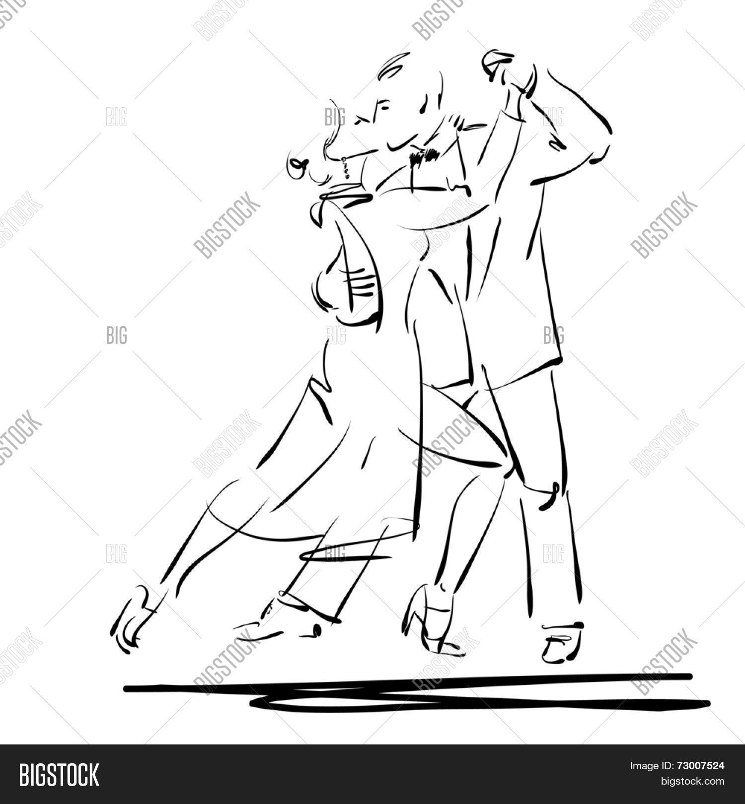 Art Sketched Tango Image & Photo (Free Trial) | Bigstock