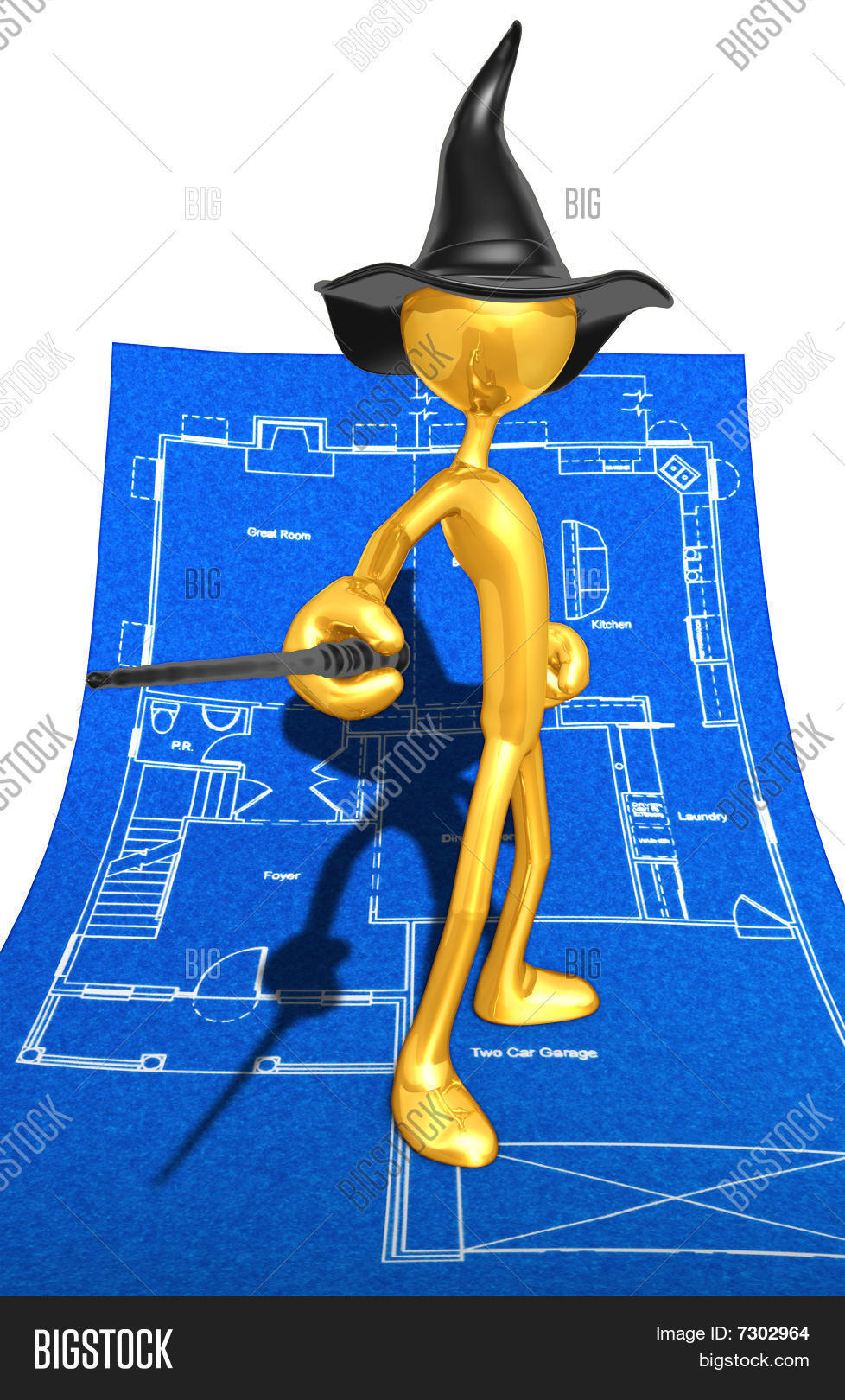 Gold Guy Wizard On Image & Photo (Free Trial) | Bigstock