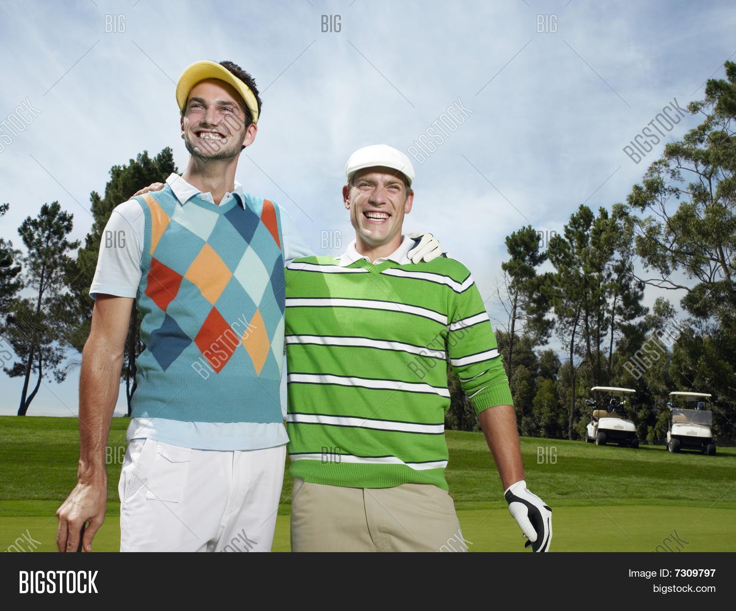 Two Young Male Golfers Image & Photo (Free Trial) | Bigstock