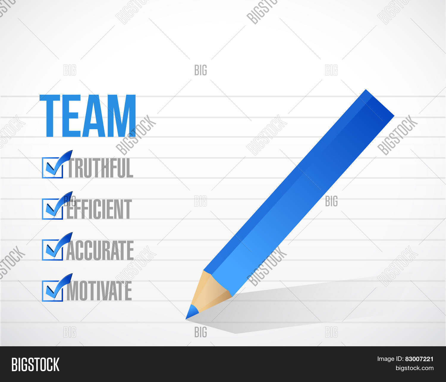 Team Check List Image & Photo (Free Trial) | Bigstock
