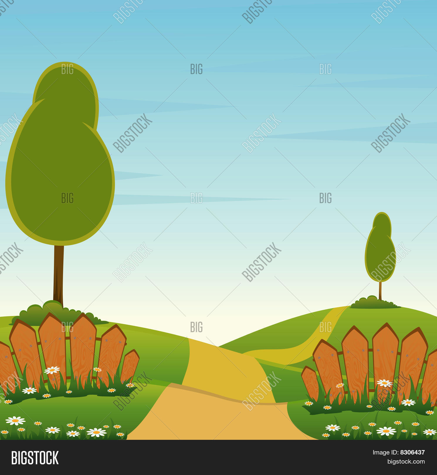 Country Cartoon Vector & Photo (Free Trial) | Bigstock