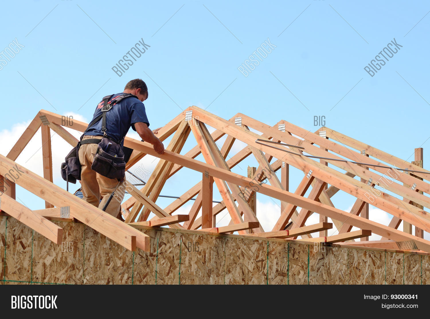 Roof Rafter Image & Photo (Free Trial) | Bigstock