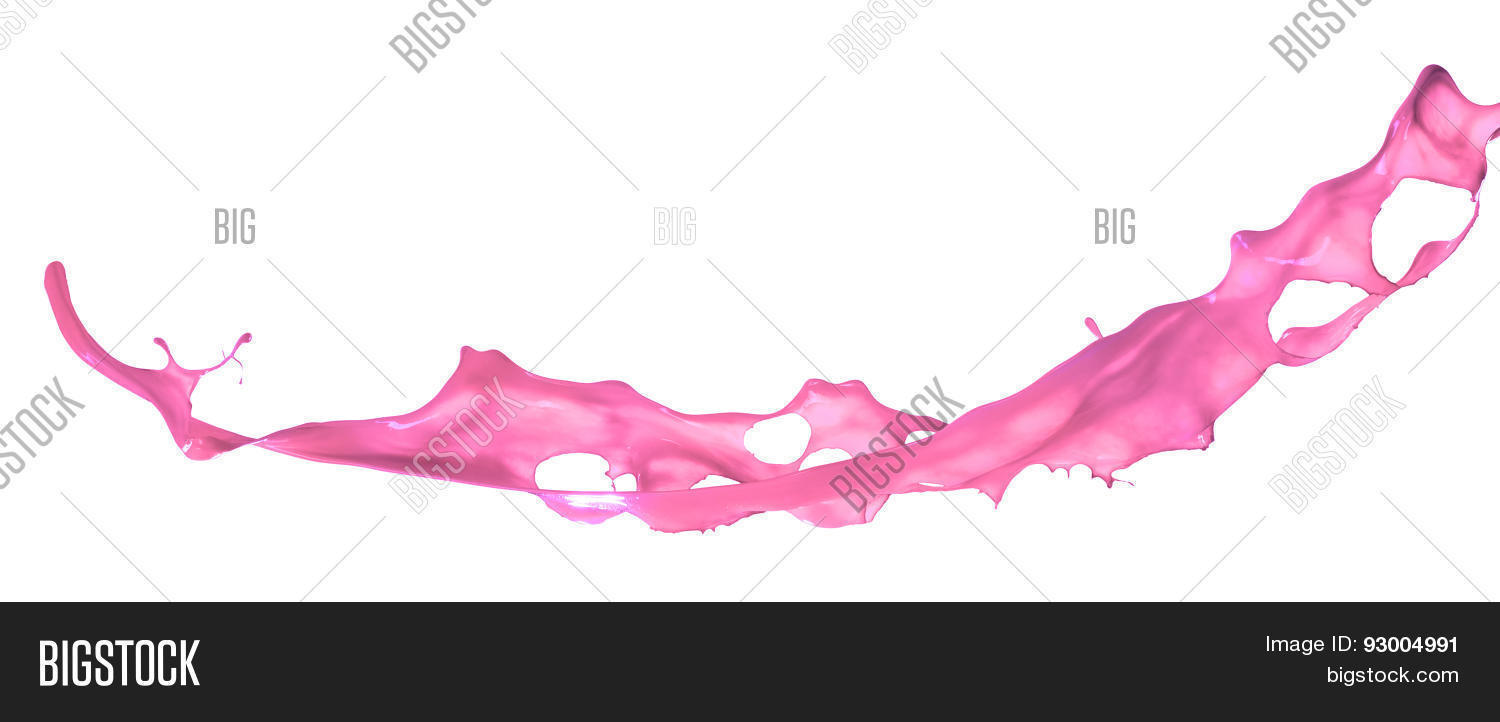 Pink Paint Splashing Image & Photo (Free Trial) | Bigstock
