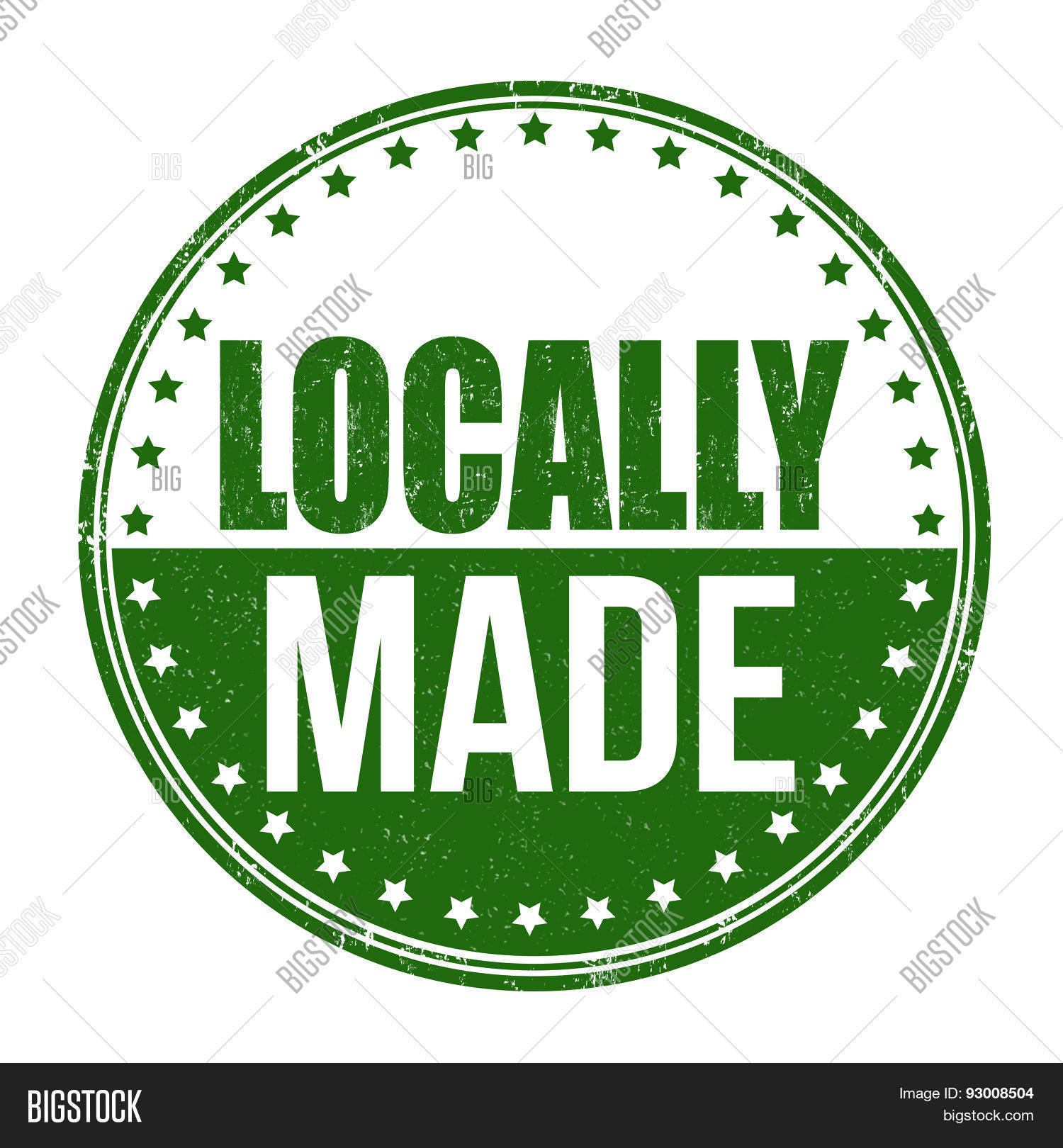 Locally Made Stamp Vector & Photo (Free Trial) | Bigstock