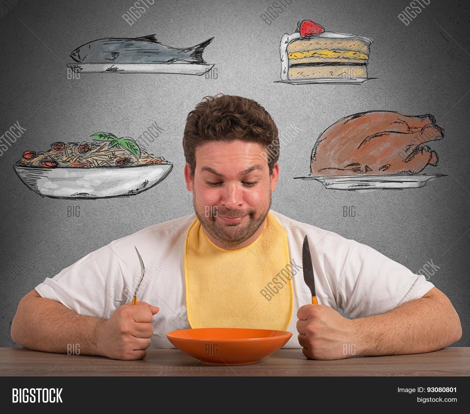 Hungry Man Image & Photo (Free Trial) | Bigstock