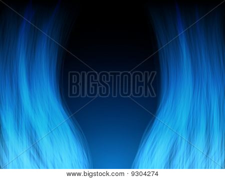 Blue Fire Flames. Vector & Photo (Free Trial) | Bigstock
