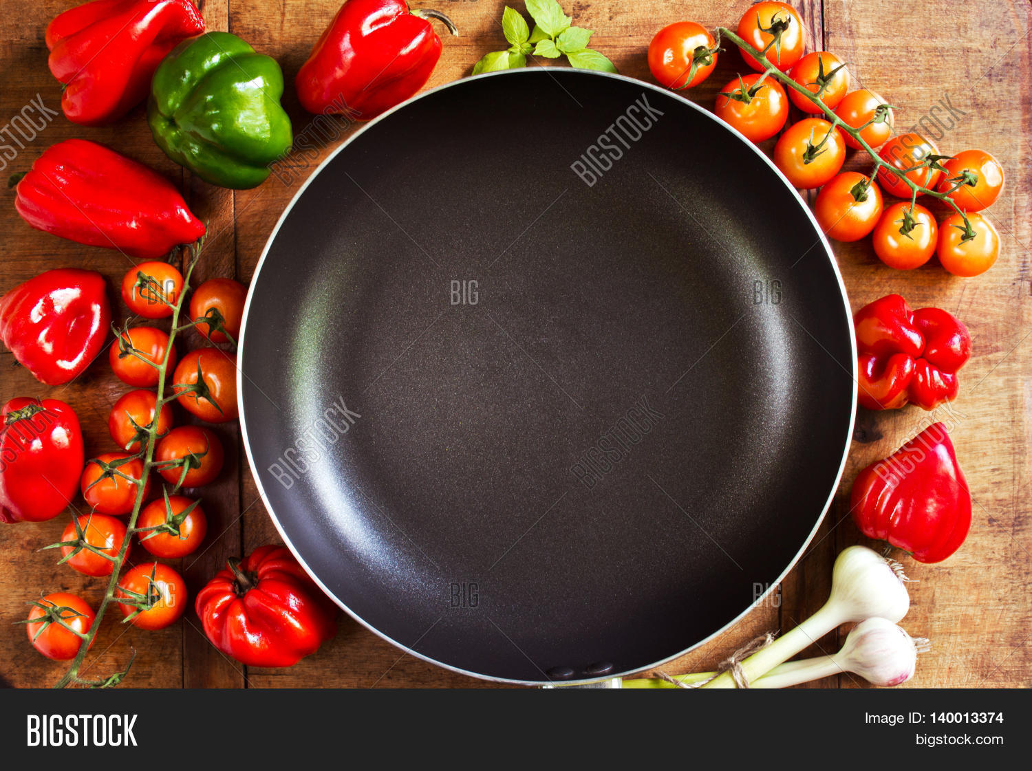 Empty Frying Pan Fresh Image & Photo (Free Trial) | Bigstock