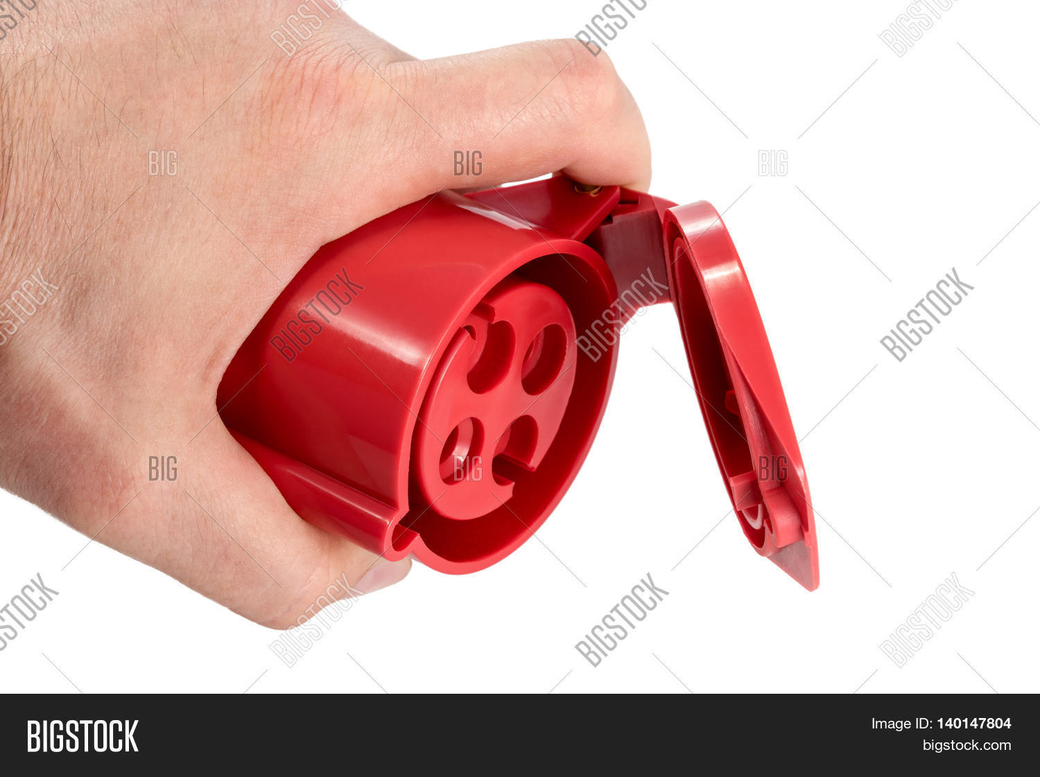 Red Three-phase Socket Image & Photo (Free Trial) | Bigstock