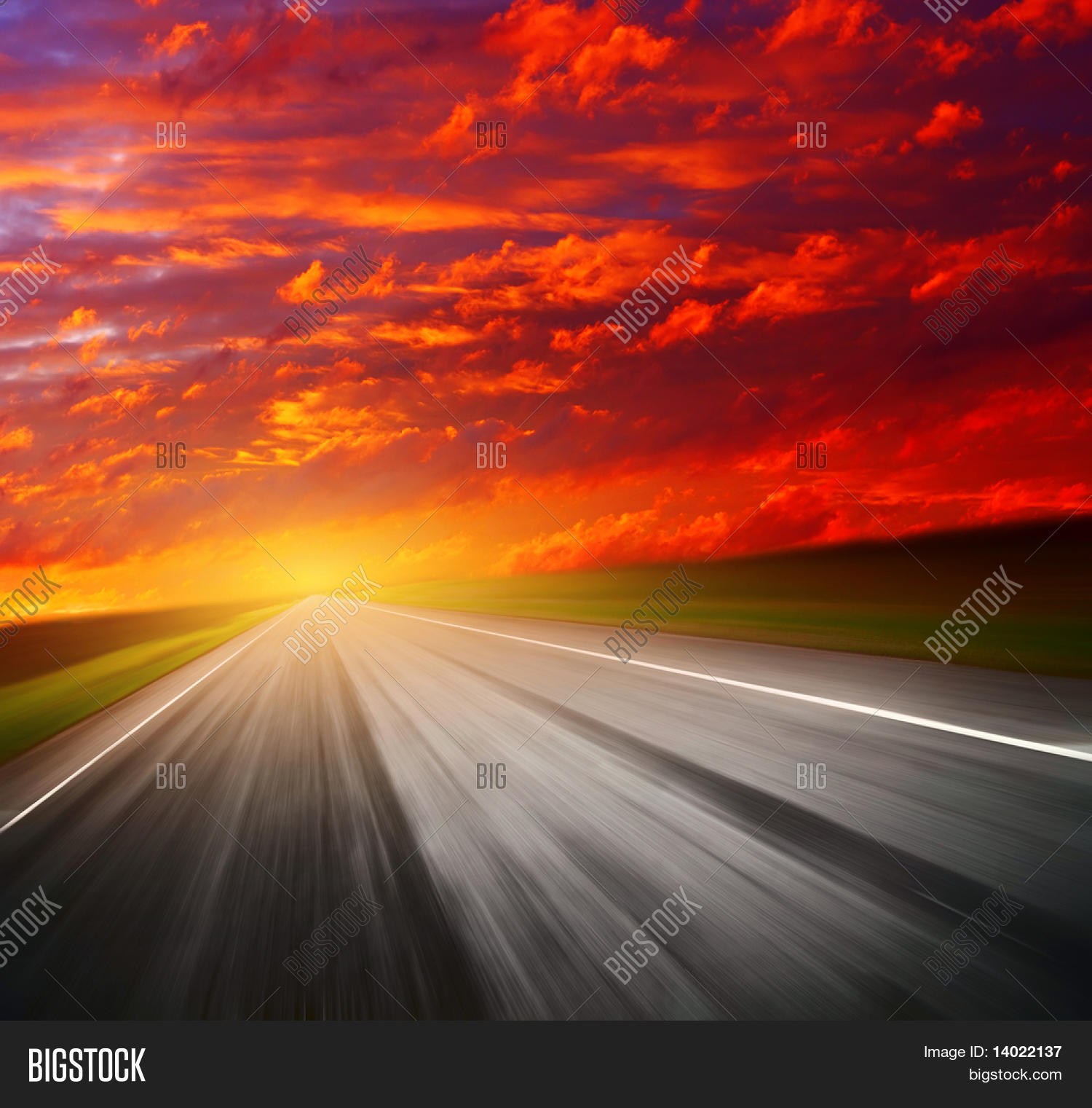 Blurred Asphalt Road Image & Photo (Free Trial) | Bigstock