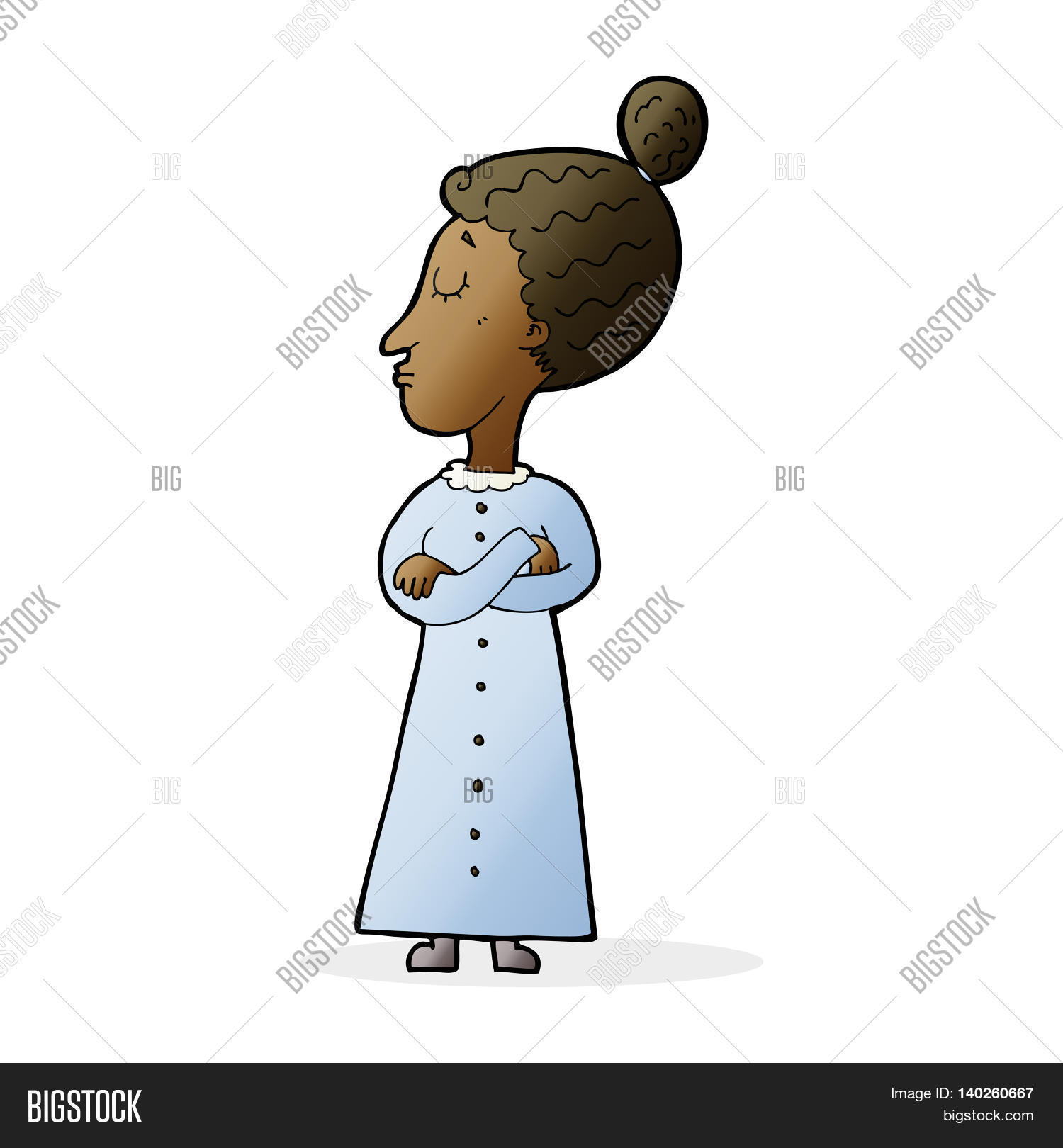 Cartoon Strict Image & Photo (Free Trial) | Bigstock