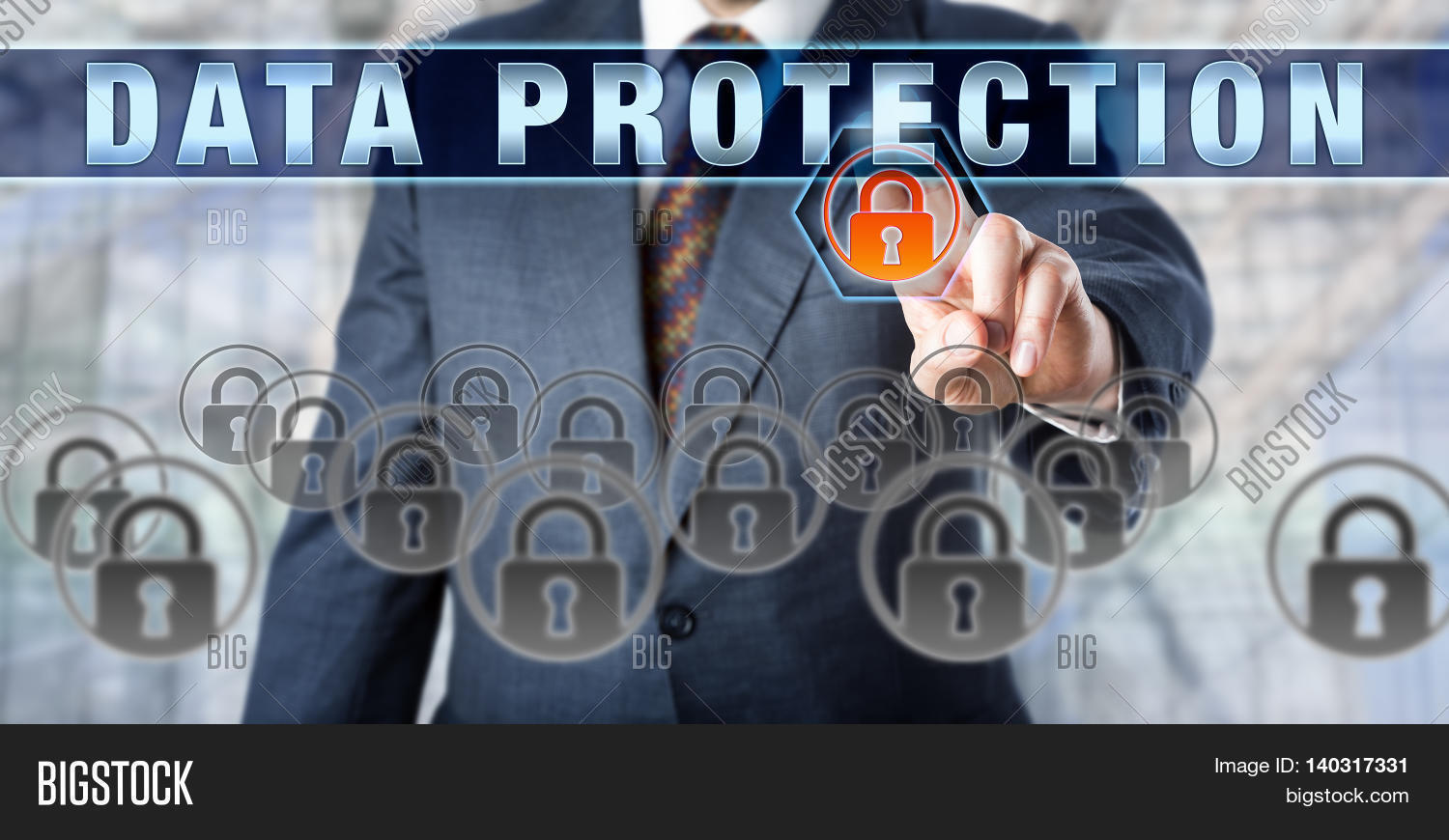 Businessman Pressing Image & Photo (Free Trial) | Bigstock