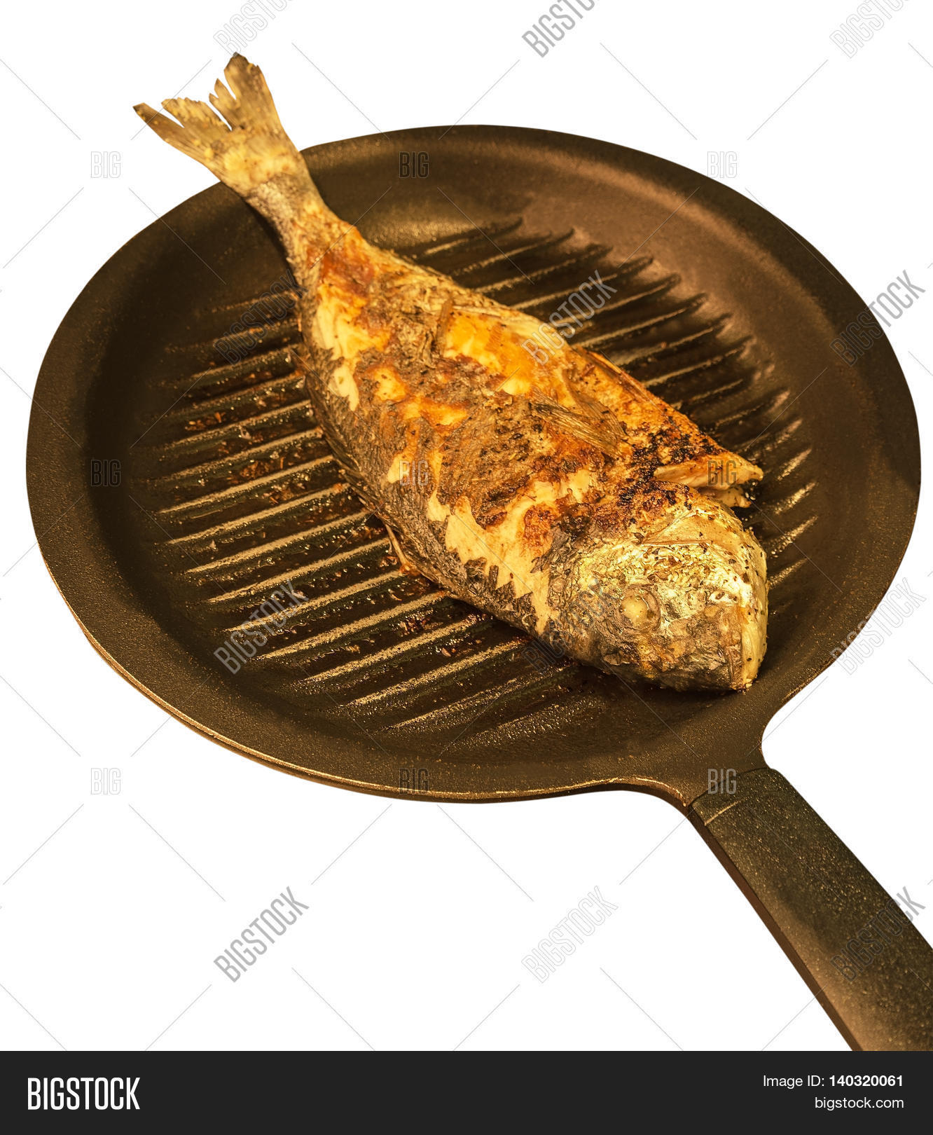 Sparus Aurata Fried Image & Photo (Free Trial) | Bigstock