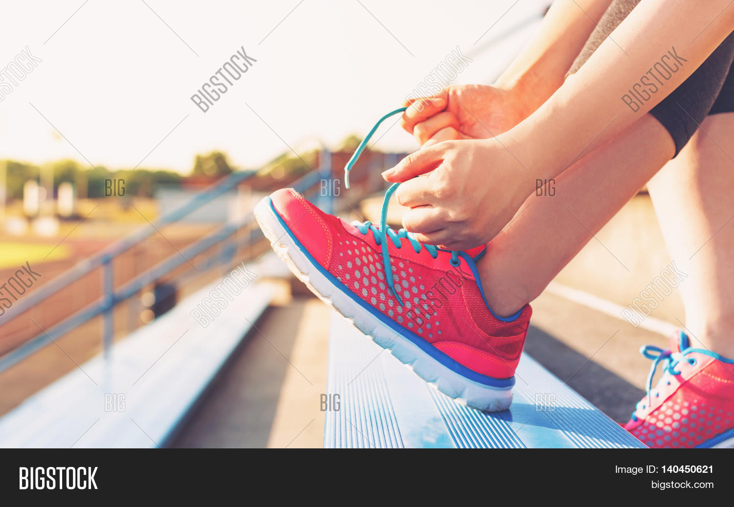 Female Runner Lacing Image & Photo (Free Trial) | Bigstock