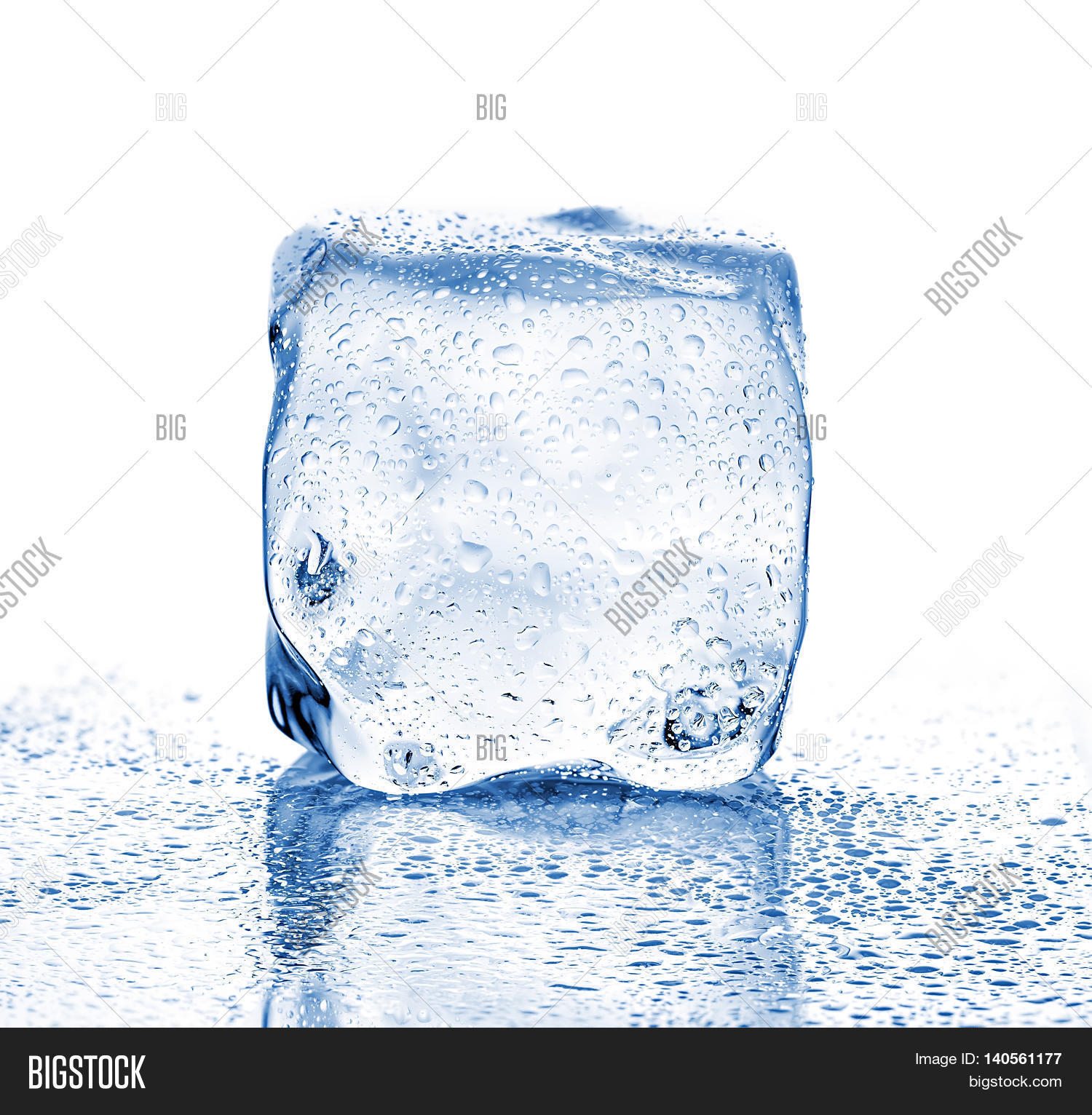Melting Ice Cube Close Image & Photo (Free Trial) | Bigstock