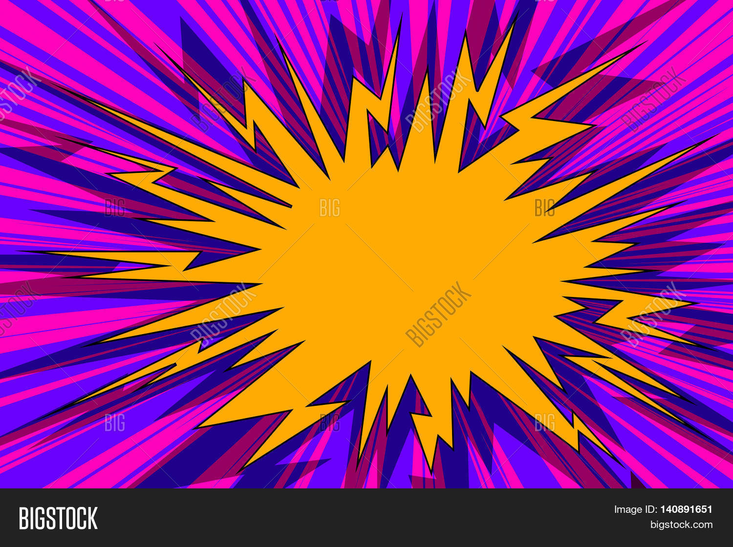 Explosive Pop Art Vector & Photo (Free Trial) | Bigstock