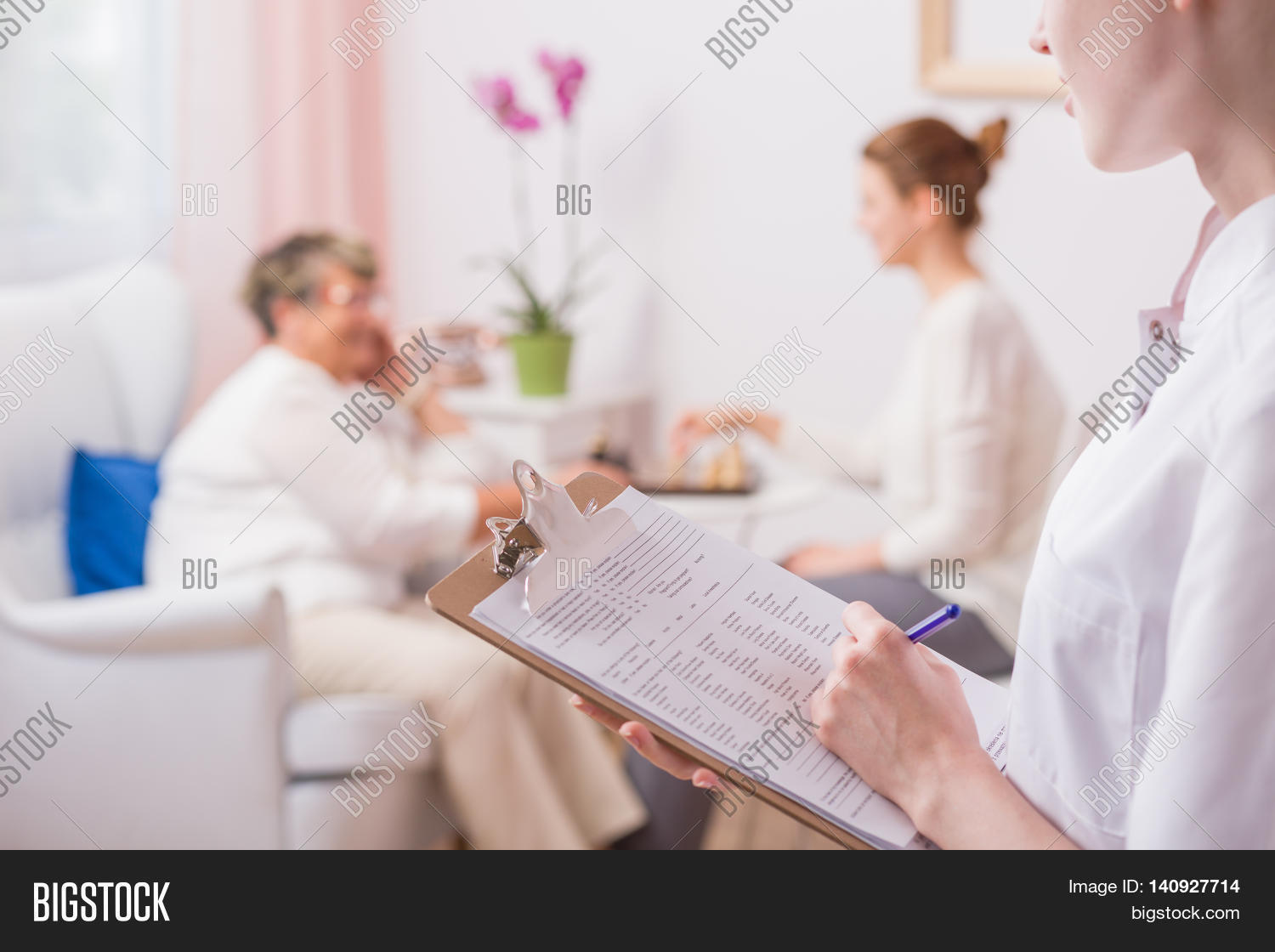 Nurse Making Notes Image & Photo (Free Trial) | Bigstock