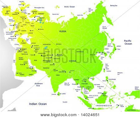 Political Map Eurasia Vector & Photo (Free Trial) | Bigstock