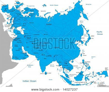 Political Map Eurasia Vector & Photo (Free Trial) | Bigstock