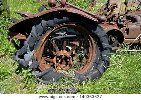 Rotten Flat Tire On Image & Photo (Free Trial) | Bigstock