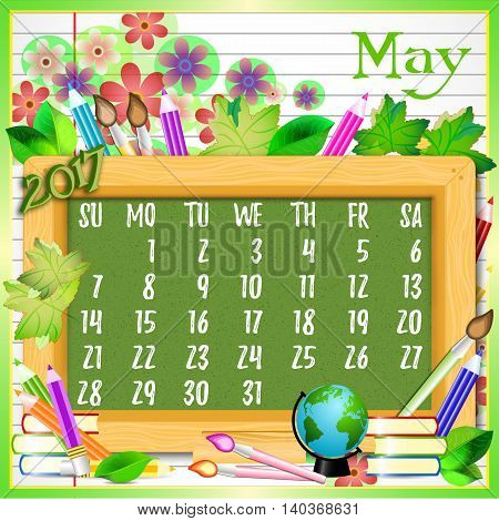 Calendar Design Grid Vector & Photo (Free Trial) | Bigstock