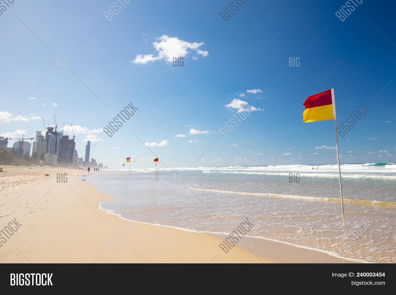 Surf Lifesaving Flags Image & Photo (Free Trial) | Bigstock