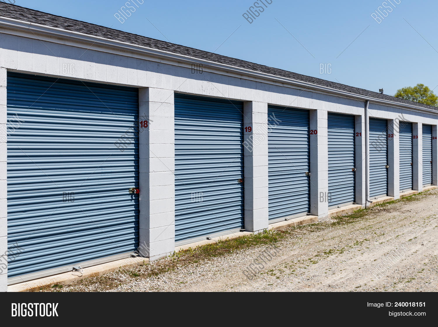 Numbered Self Storage Image & Photo (Free Trial) | Bigstock