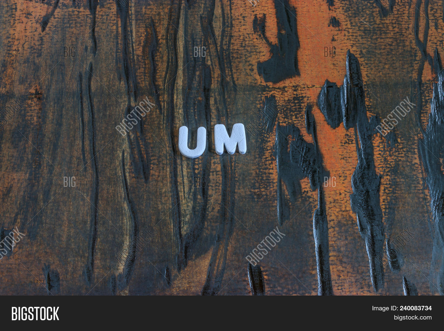 Word Um Written White Image & Photo (Free Trial) | Bigstock