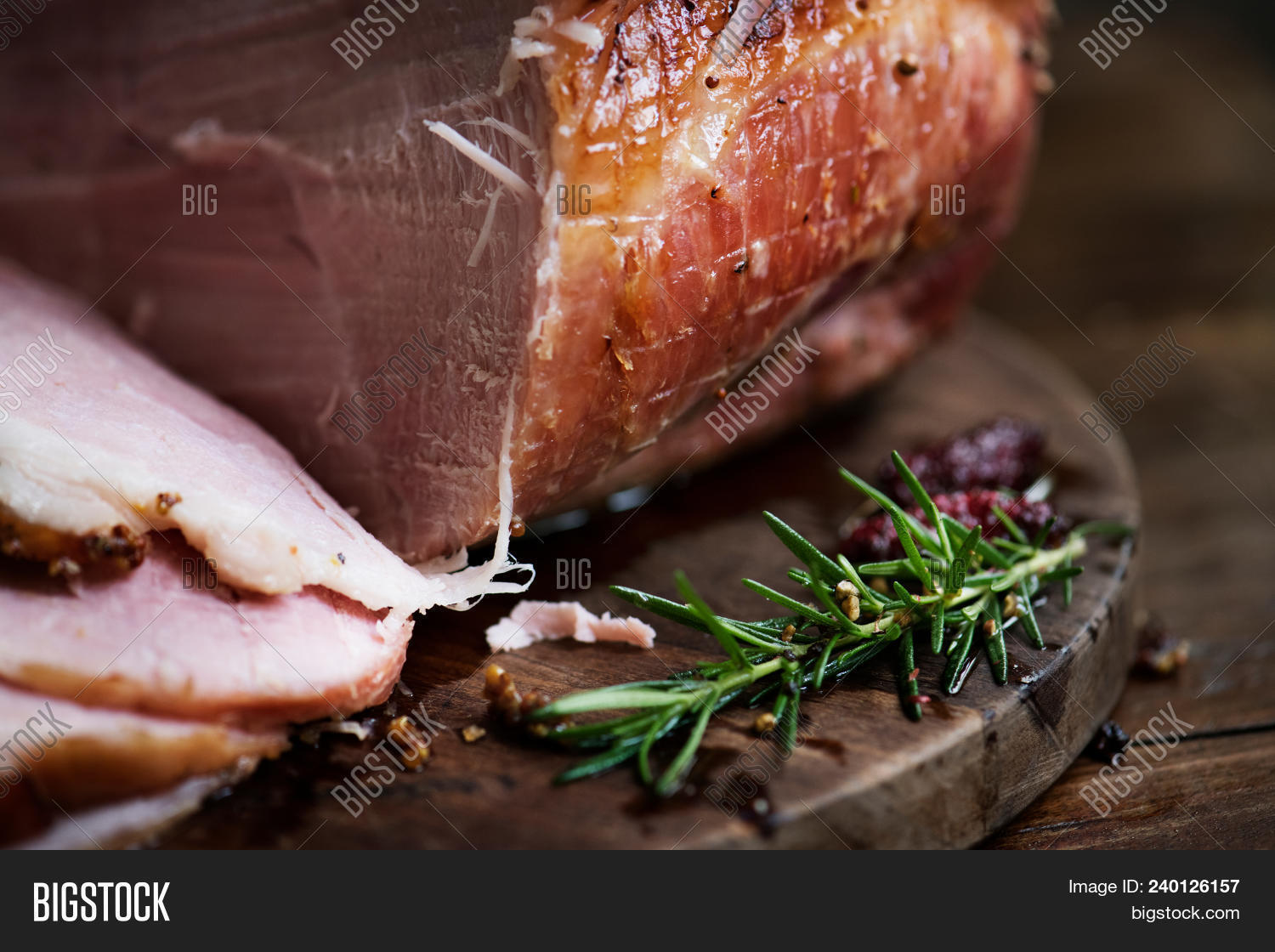 Roasted Ham Food Image & Photo (Free Trial) | Bigstock