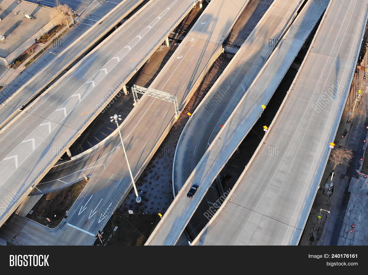 Aerial View Freeway. Image & Photo (Free Trial) | Bigstock