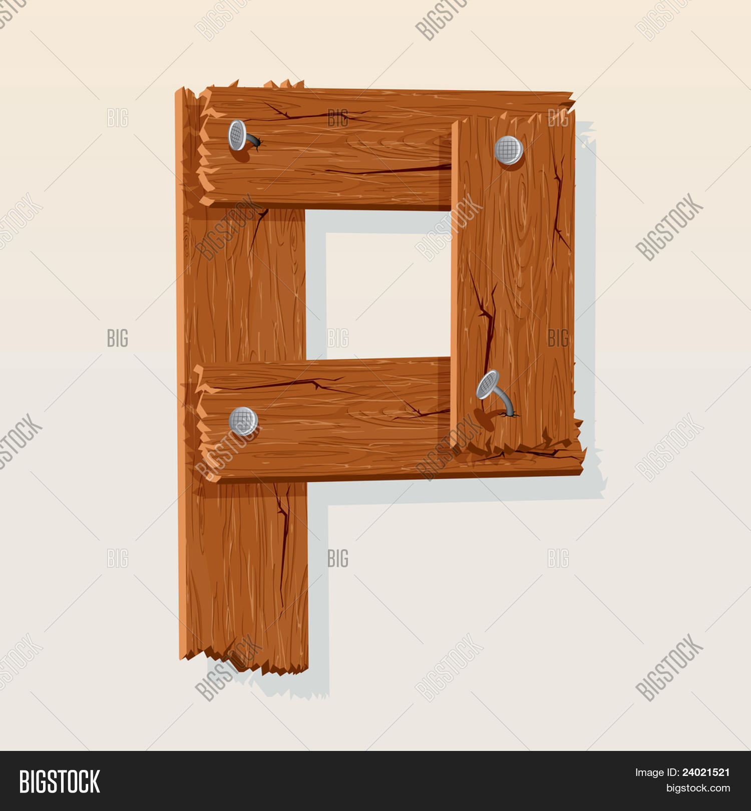 Vector y foto Letra P De Vector (prueba gratis) | Bigstock